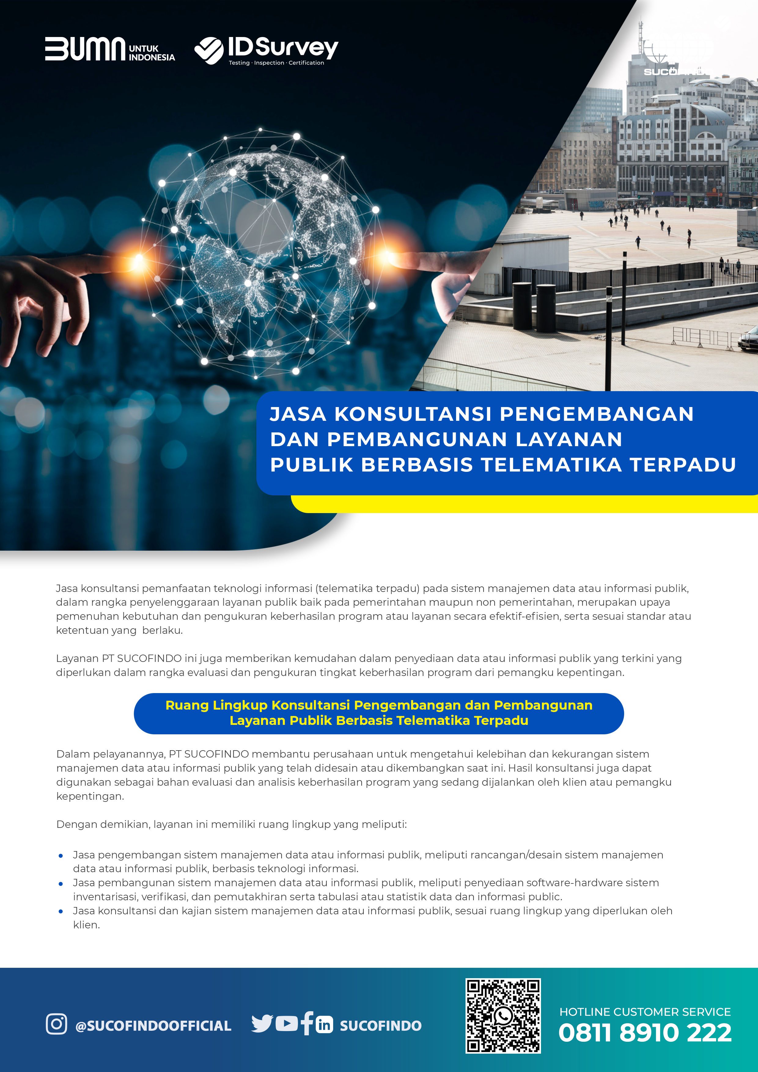 Konsultansi Pengembangan dan Pembangunan Layanan Publik Berbasis Telematika Terpadu